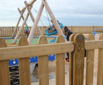 Timber post and rail | EXTERNAL WORKS