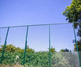Security ball-stop fencing secures sewage treatment site | Jacksons ...
