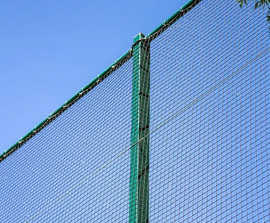 Security ball-stop fencing secures sewage treatment site | Jacksons ...