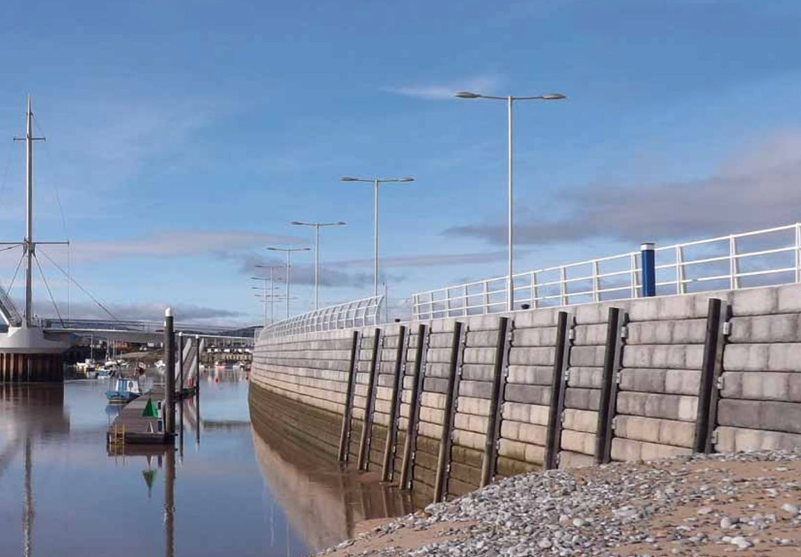 Redi-Rock™ modular retaining wall system | Images