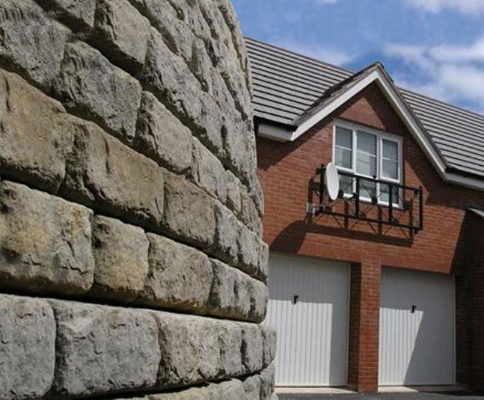 Redi-Rock™ modular retaining wall system | Images