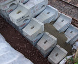 Replacement retaining wall and platform - Moston Station | Marshalls
