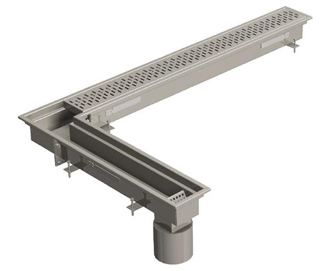 HG200 - stainless steel linear floor drainage channels | Howe Green