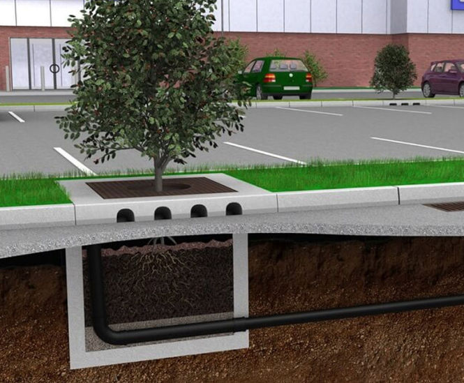bioretention system