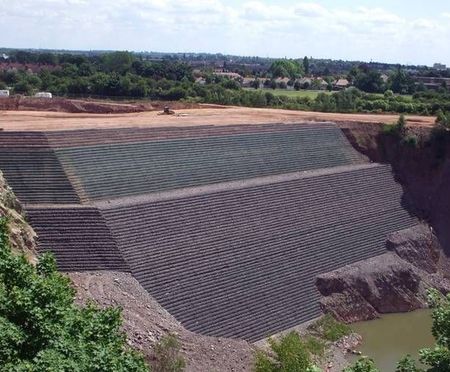 Fortrac® Natur S geosynthetic reinforced soil system | HUESKER | ESI ...