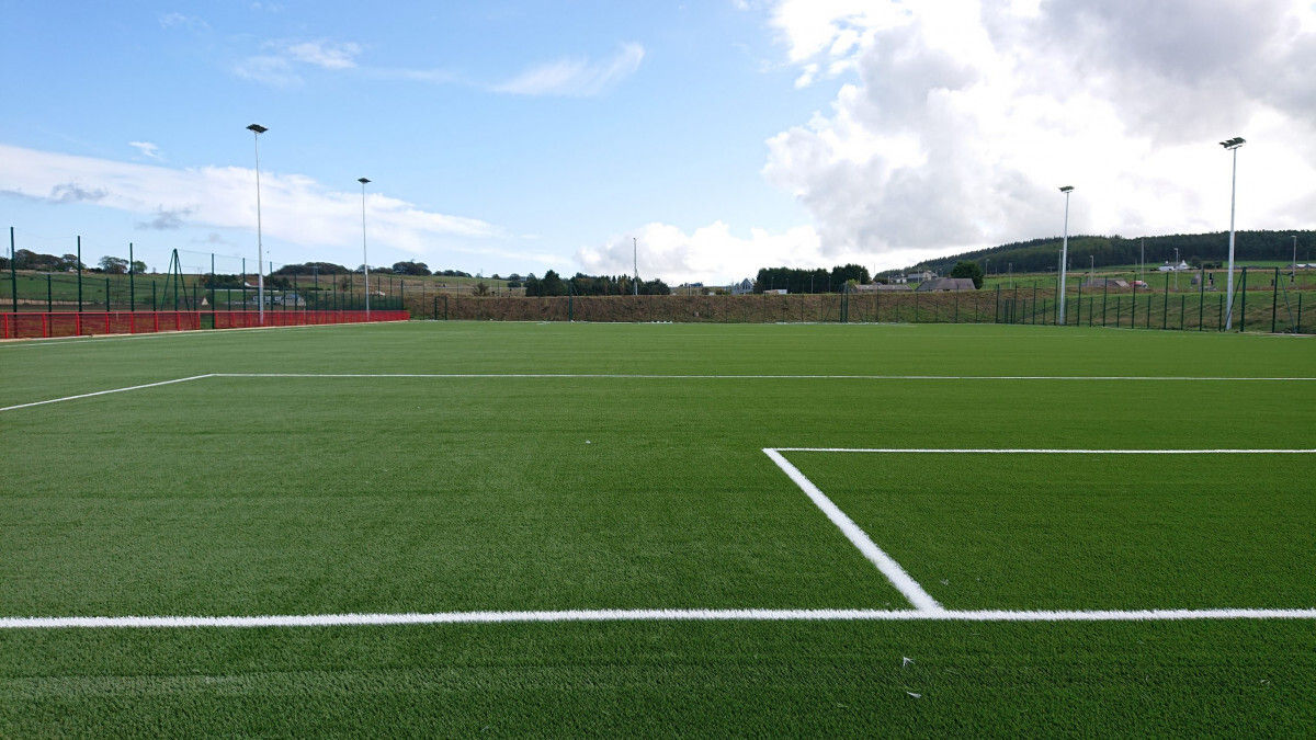 Images for Synthetic football pitch installation