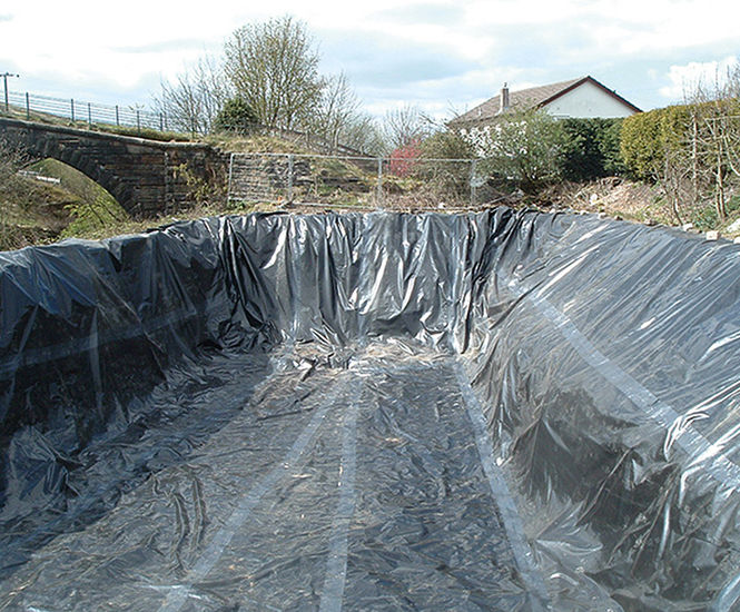Root Barrier C3 reinforced polyethylene root barrier membrane | Hy-Tex