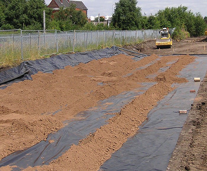 Images for Root Barrier C3 reinforced polyethylene root barrier membrane