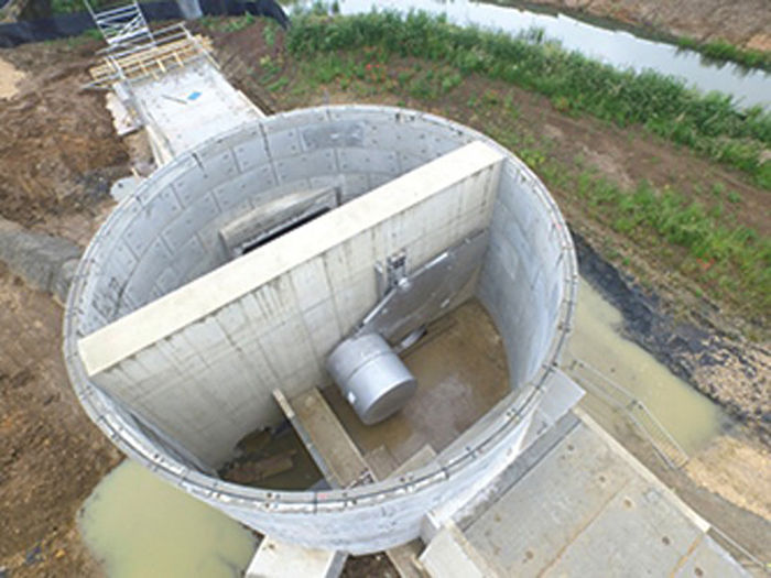 Flow control for Louth flood alleviation | Images