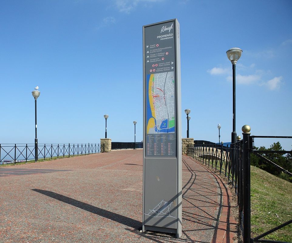 WAY2GO totem / monolith wayfinding signage | Images