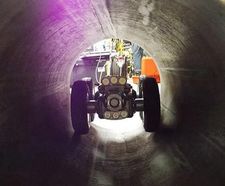 internal pipe crawler