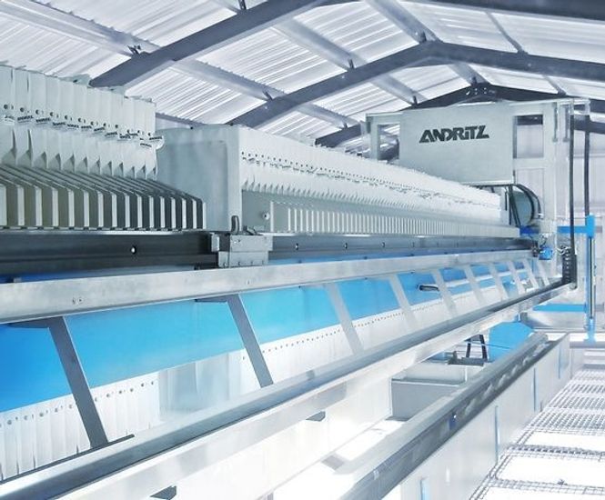 Filter presses sidebar and overhead | Andritz