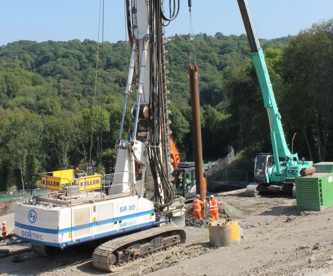 Continuous Flight Auger Piles CFA Pile Continuous Flight Auger