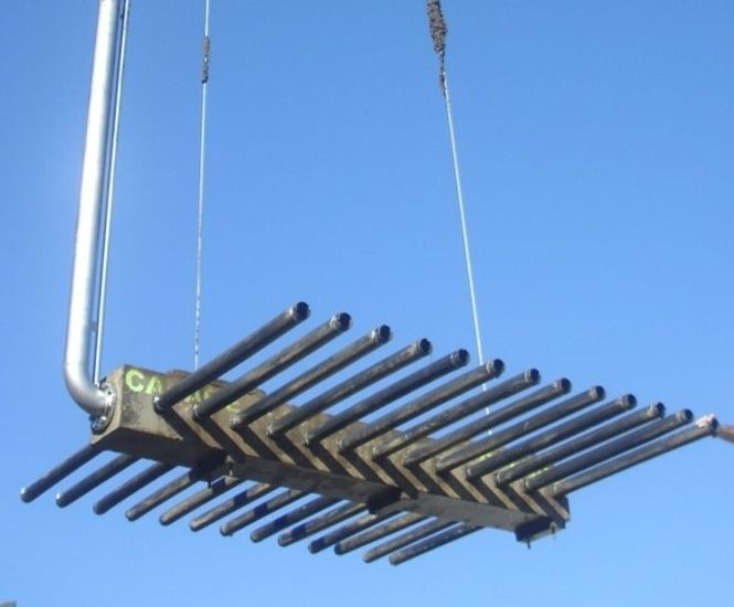 Removable skid for fine bubble air diffusers | SFA enviro