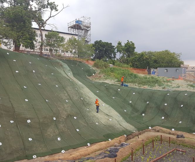MacMat® R - reinforced geomat for slopes and channels | Maccaferri