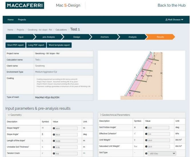 Mac S-design software: surface stabilisation | Maccaferri