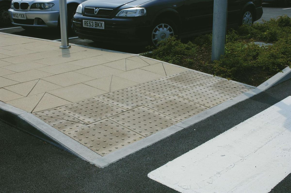 Blister concrete tactile paving | Images