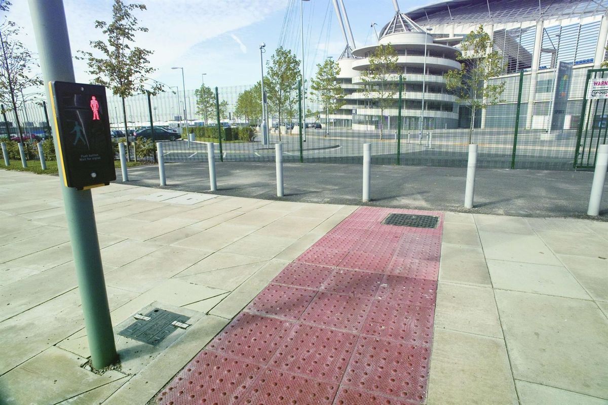 Blister concrete tactile paving | Images