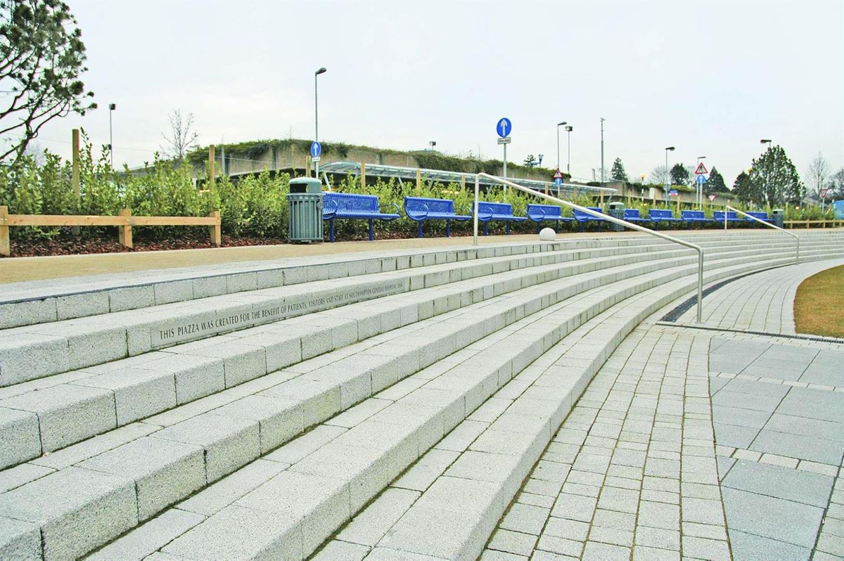 Conservation X Textured - granite-look concrete paving | Images