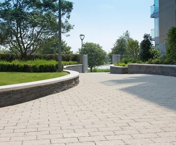 Permeable concrete paving | EXTERNAL WORKS