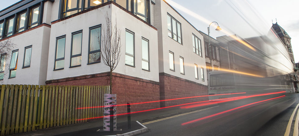 Laser-cut tree guards for Ruthin Art Project | Images
