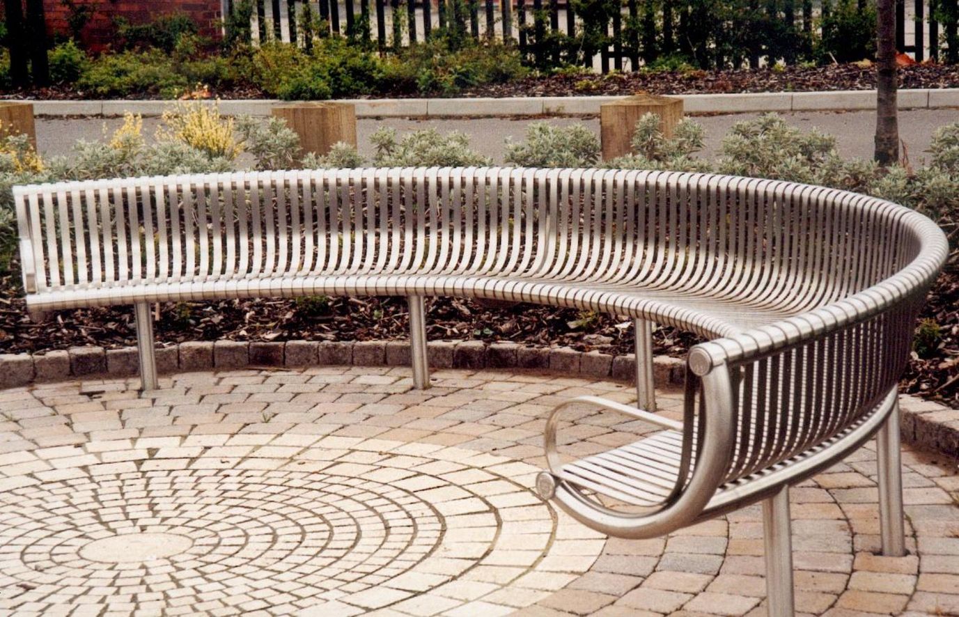 ASF 6004 stainless steel seat | Architectural Street Furnishings | ESI ...