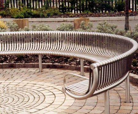 ASF 6004 stainless steel seat | Architectural Street Furnishings | ESI ...