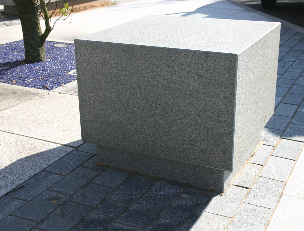 Images for Cubist features granite bollard seat 1000
