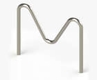 ASF 8009 stainless steel cycle stand | Architectural Street Furnishings ...