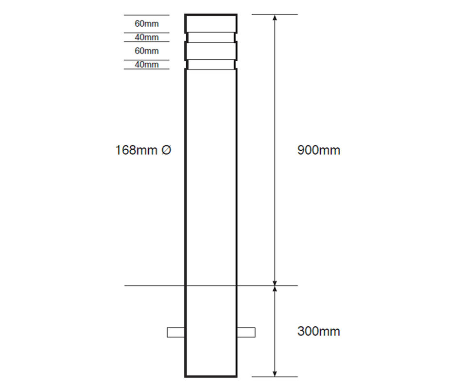 ASF 004-168 steel bollard | Images