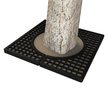 Tree grilles with integral lighting | EXTERNAL WORKS