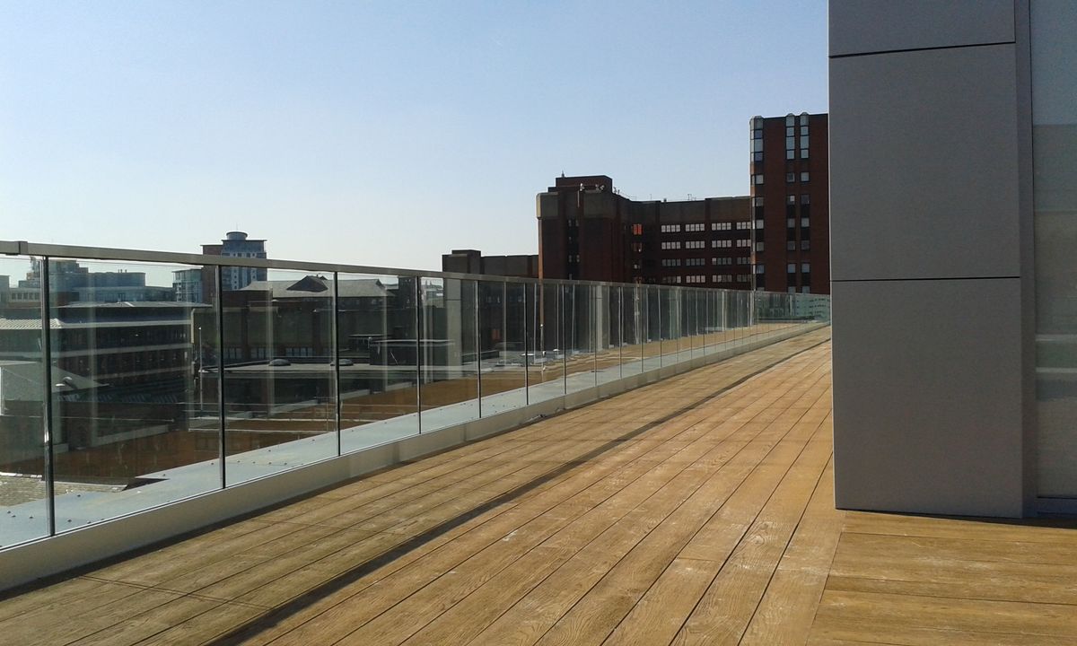 Images for ASF Pro channel fixed glass balustrade