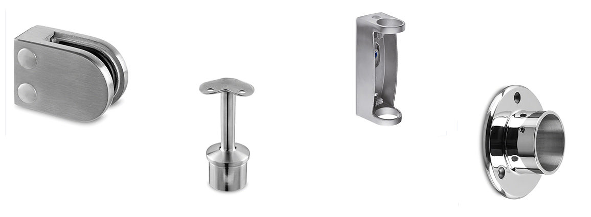 Images for ASF post and clamp glass balustrade