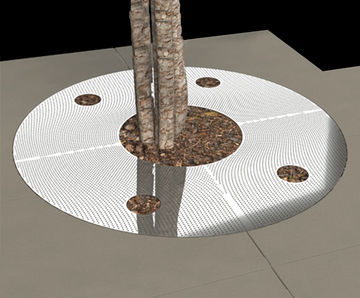 Tree grilles with integral lighting | EXTERNAL WORKS