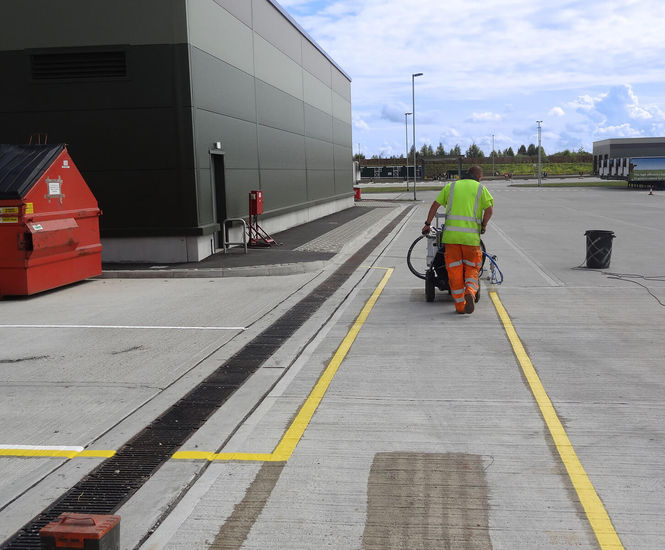 Durable line marking for major food manufacturer | Meon Ltd