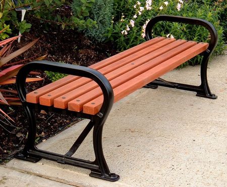 Avenue Cast Iron Bench with Hardwood Slats | Neptune Street Furniture ...