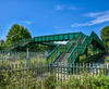 15m footbridge plus 27 approach ramps for railway line | Nusteel Structures