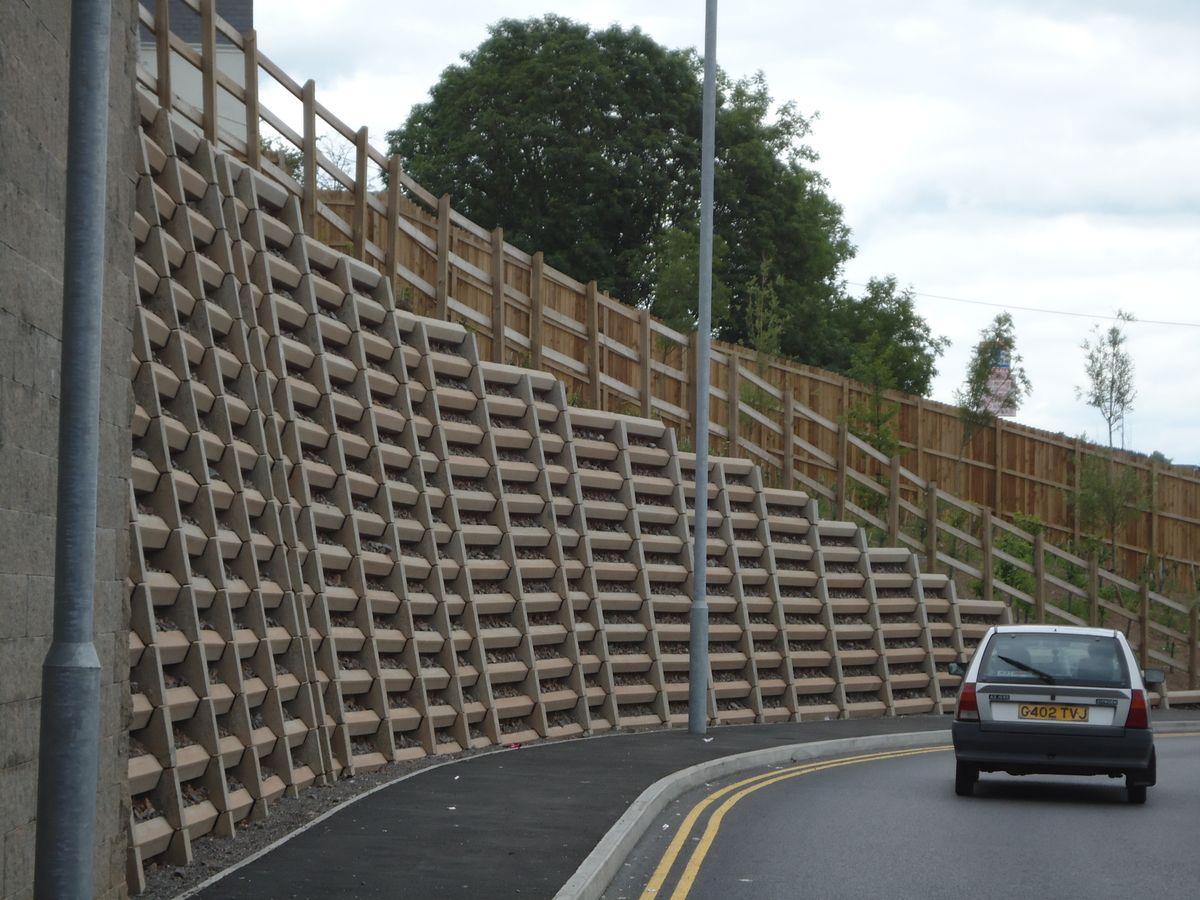 Andacrib concrete crib retaining wall system | Phi Group | ESI External ...