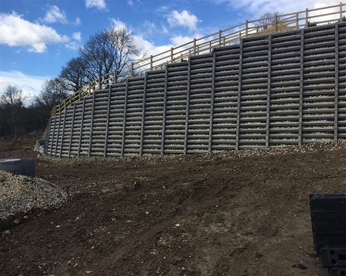 Retaining structures for luxury homes development | Phi Group | ESI ...