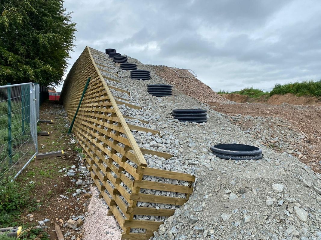 Images for Retaining wall for new housing development in Dumfries