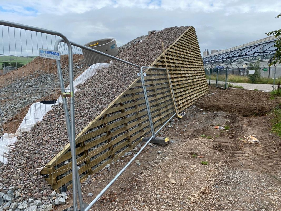 Images for Retaining wall for new housing development in Dumfries