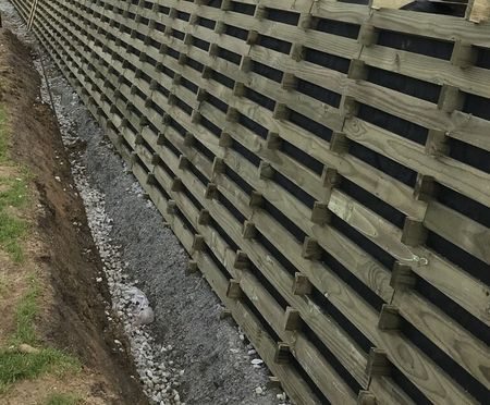 Retaining walls support Crystal Palace FC | Phi Group | ESI External Works