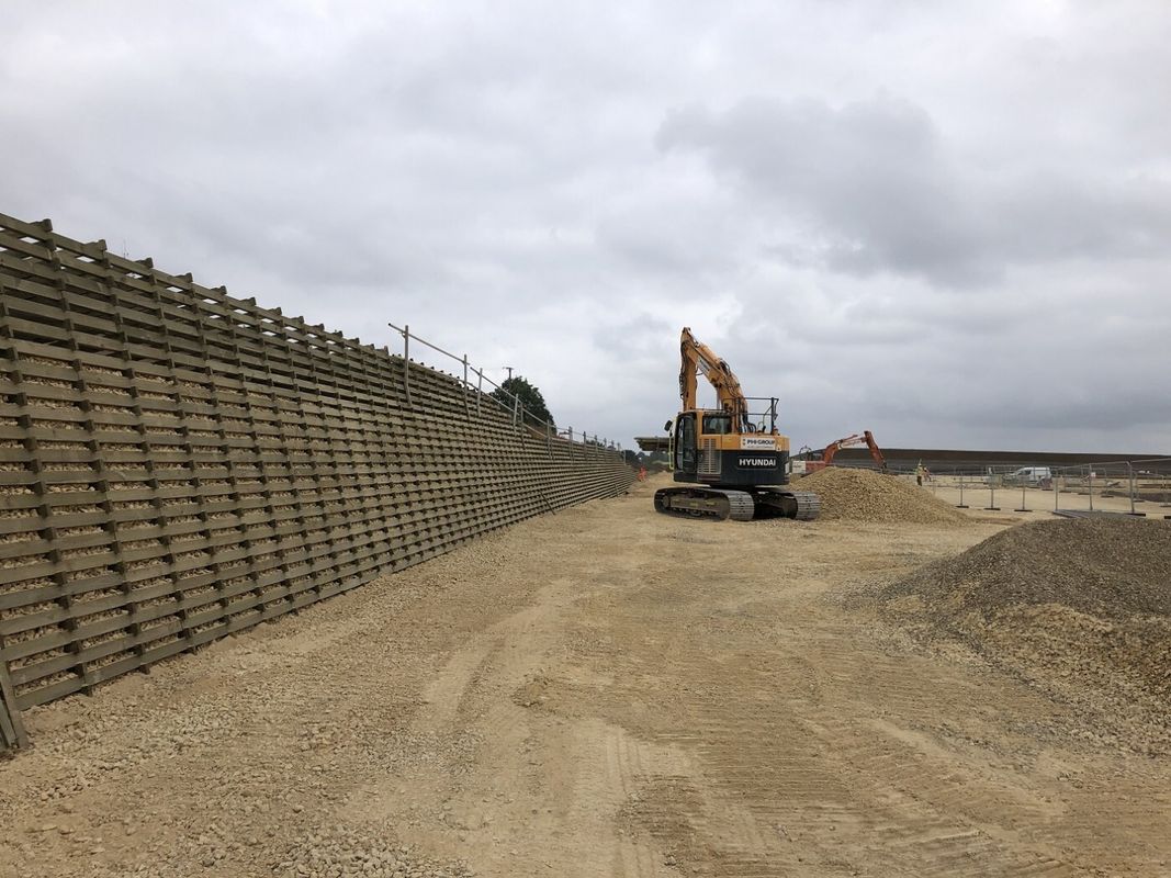 Images for Permacrib retaining walls and gabions for office complex