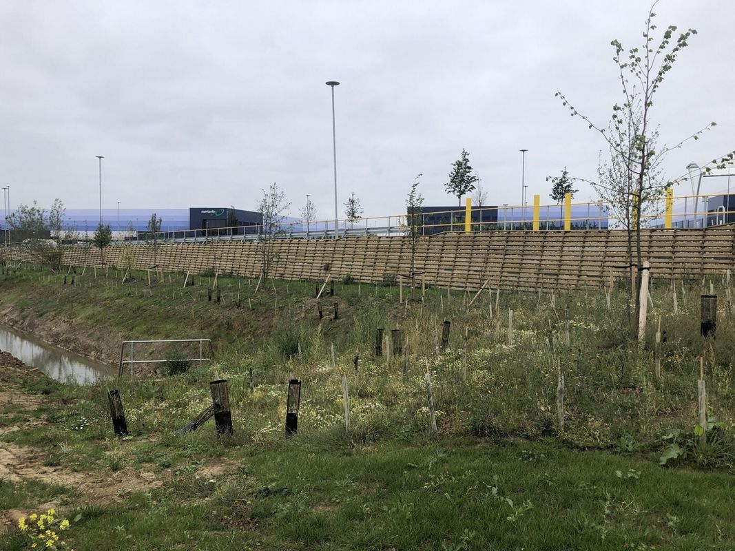 Images for Permacrib retaining walls and gabions for office complex