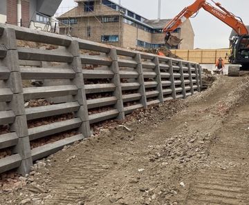 Concrete Crib Retaining Wall Understanding The Cost Of Concrete