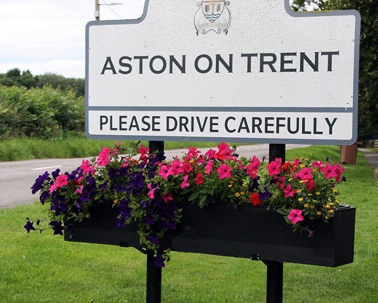 Images for Welcome signs with planters