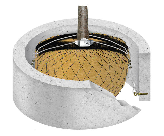 Eyebolt System - Plati-Mat for concrete ring/base | Platipus Anchors Ltd