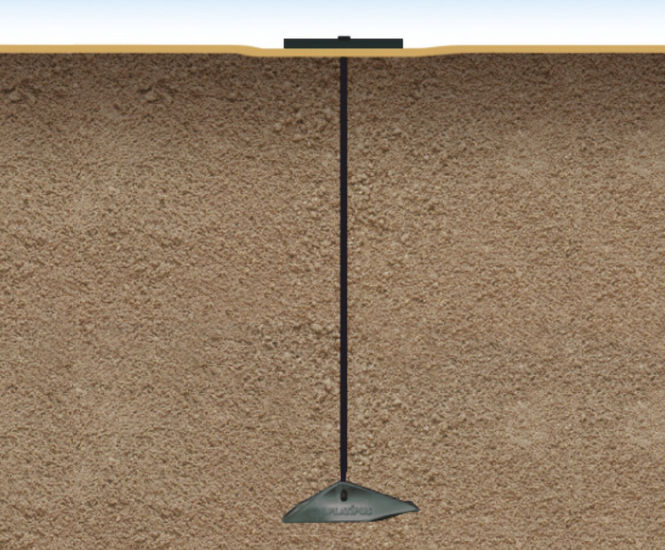 S2 Zip Anchor for ground and fabric reinforcement | Platipus Anchors Ltd