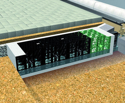 Permavoid shallow geocellular water management system | Polypipe Civils ...