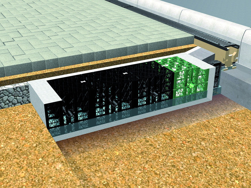 Permavoid shallow geocellular water management system | Polypipe Civils ...